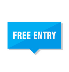 Free entry neon text design template Royalty Free Vector