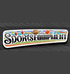 Logo for sport shop Royalty Free Vector Image - VectorStock