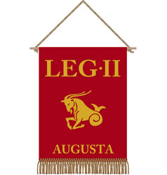 Legio iiii flavia felix standard Royalty Free Vector Image