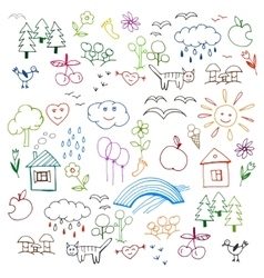 Simple child cartoon vector by iimages - Image #908910 - VectorStock