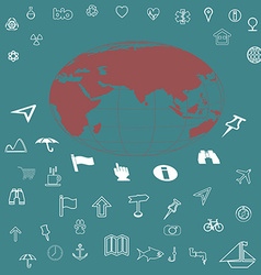 Medical tourism icon of traveling and treatment vector by robuart ...