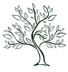 Border design with tree and fence vector by blueringmedia - Image ...