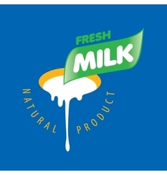 Milk logo Royalty Free Vector Image - VectorStock