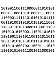 Flat binary code Royalty Free Vector Image - VectorStock