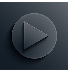 Dark circle icon eps10 Royalty Free Vector Image