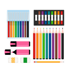 Rainbow colors tube paints Royalty Free Vector Image