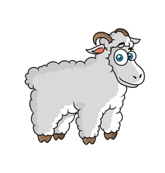 Scared sheep Royalty Free Vector Image - VectorStock