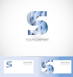 Gray letter s vintage concept Royalty Free Vector Image