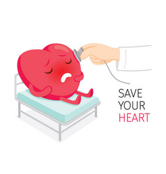 Lungs human internal organ cartoon character Vector Image