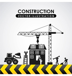 Building in various stages of construction Vector Image