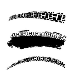 Tire tracks elements-02 Royalty Free Vector Image
