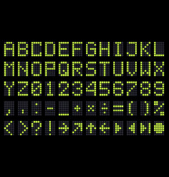 Number seventy-six gold light up block wall Vector Image