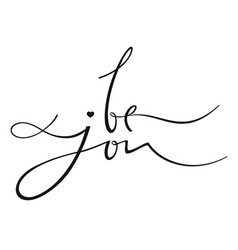 Miracle calligraphy hand lettering Royalty Free Vector Image