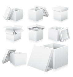 Diamond shape box packaging die cut template Vector Image