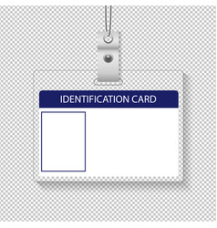 Press reporter id card template Royalty Free Vector Image