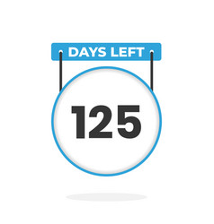 There are five days left Royalty Free Vector Image