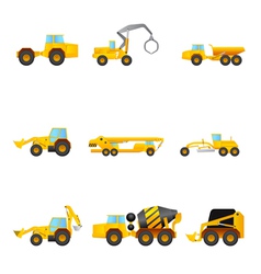 Architecture Construction Building icon set Vector Image