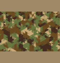 Geometric camouflage striped seamless pattern Vector Image