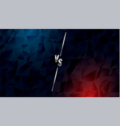 Vibrant versus vs banner for competition challenge