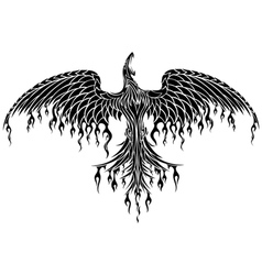 Tribal Phoenix Bird Royalty Free Vector Image - VectorStock