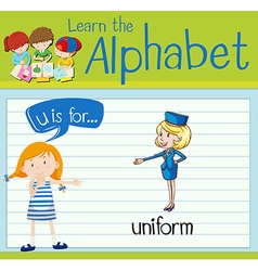 School uniform set on white background Royalty Free Vector