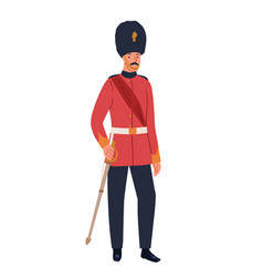 British royal guard Royalty Free Vector Image - VectorStock