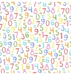 Abstract math number background Royalty Free Vector Image
