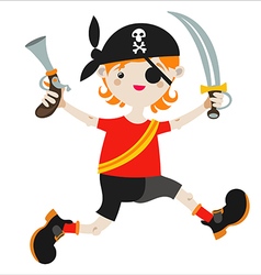 Cartoon a kids playing toys Royalty Free Vector Image