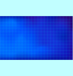Blue square grid blueprint Royalty Free Vector Image