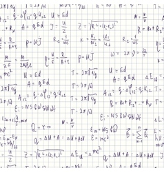 Mathematics seamless pattern Royalty Free Vector Image