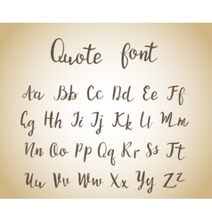 Calligraphy lettering script font t set hand Vector Image