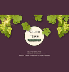 Grape square frame Royalty Free Vector Image - VectorStock