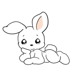 Cartoon boy on an easter egg hunt Royalty Free Vector Image