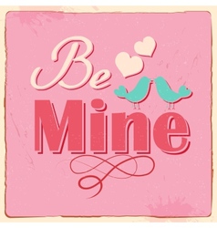 Retro love background Royalty Free Vector Image