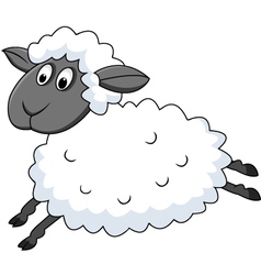 Scared sheep Royalty Free Vector Image - VectorStock