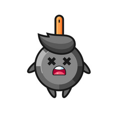 Frying pan with scrumbled egg Royalty Free Vector Image