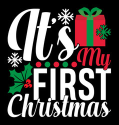 1st grade lettering design element Royalty Free Vector Image