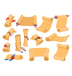 Ancient rome objects and warriors cartoon Vector Image