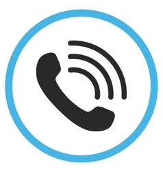 Call icon noisy phone flat calling symbol Vector Image