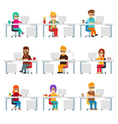 Work desk Royalty Free Vector Image - VectorStock