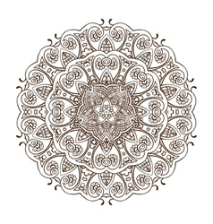 Vintage circular pattern of indian Royalty Free Vector Image