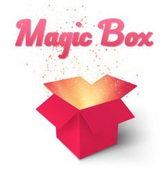 Open box Royalty Free Vector Image - VectorStock