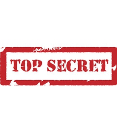 Top secret evidence rubber stamp Royalty Free Vector Image