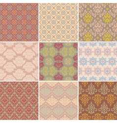 Set of seamless patterns Royalty Free Vector Image