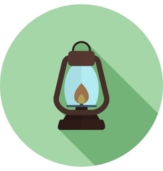 Oil lamp Royalty Free Vector Image - VectorStock
