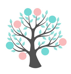 Family tree template design Royalty Free Vector Image