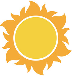 Funny yellow sun character collection - 1 Vector Image