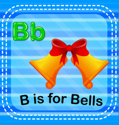 Flashcard letter b is for bread Royalty Free Vector Image