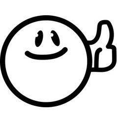 Emoticon safety Royalty Free Vector Image - VectorStock