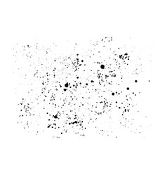Big black splash with lots of small splashes Vector Image